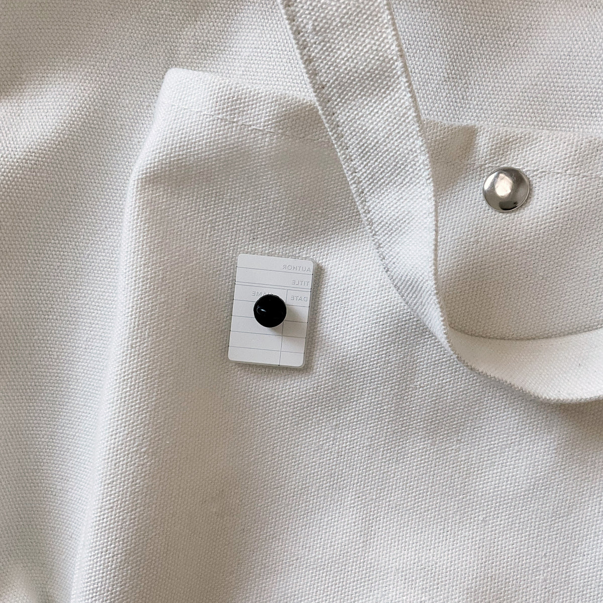 Library Card Pin – THE GREY PALETTE
